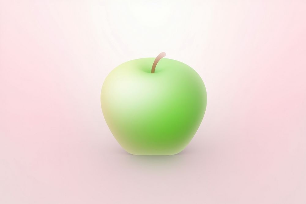 Abstract gradient illustration green apple | Premium Photo Illustration ...