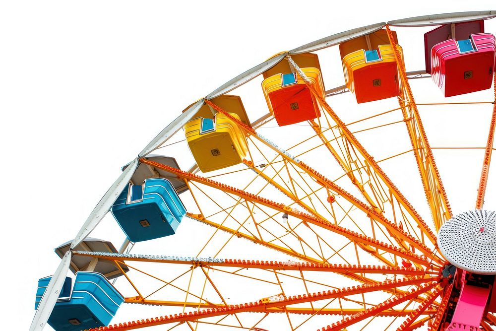 Millennium Wheel fun white background | Premium Photo - rawpixel
