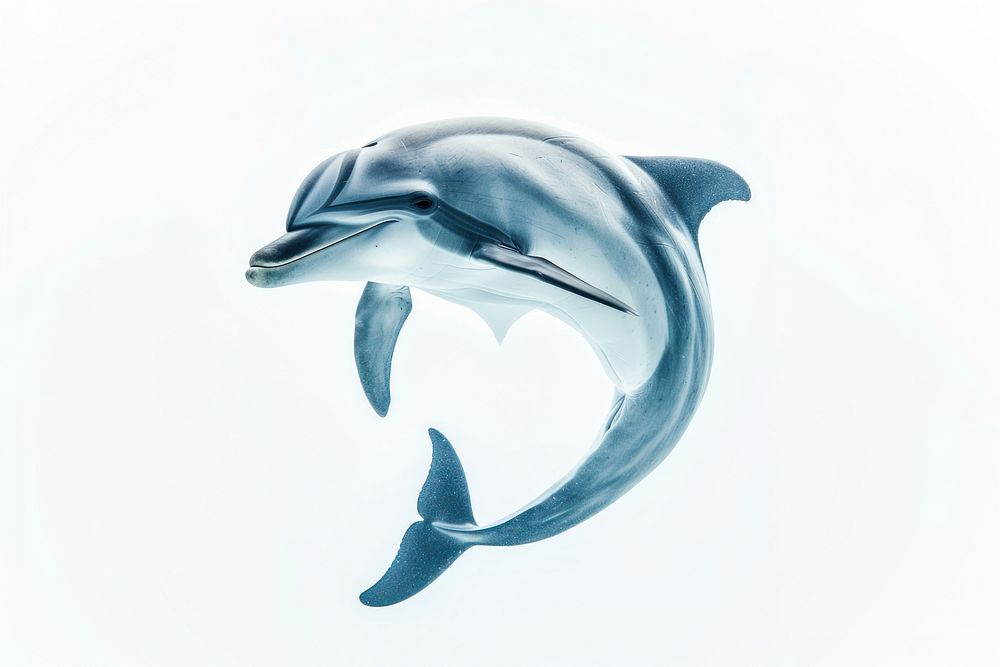 Dolphin heart shape animal mammal | Premium Photo - rawpixel