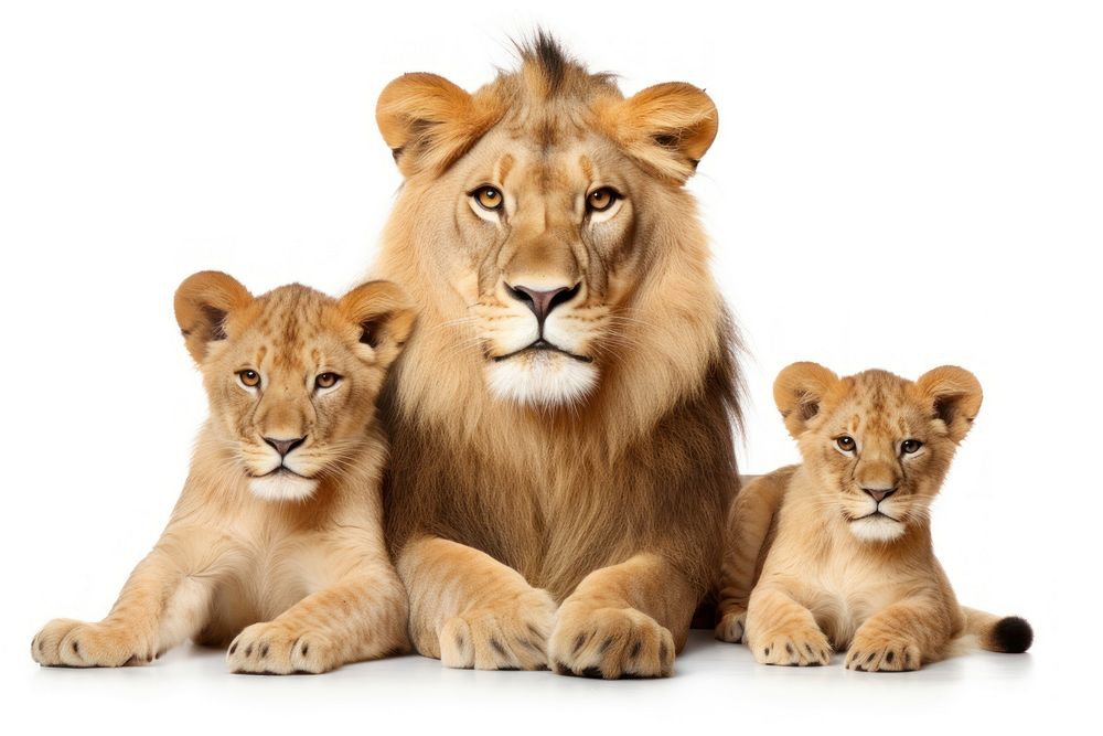 Lion family wildlife mammal animal. | Premium Photo - rawpixel