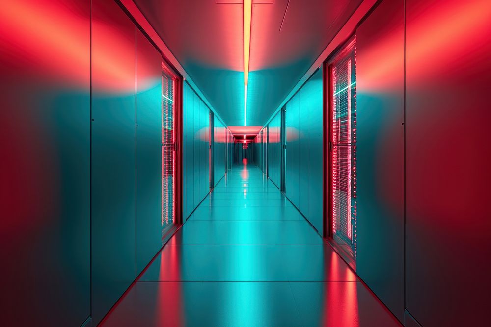 Modern data center architecture corridor | Premium Photo - rawpixel