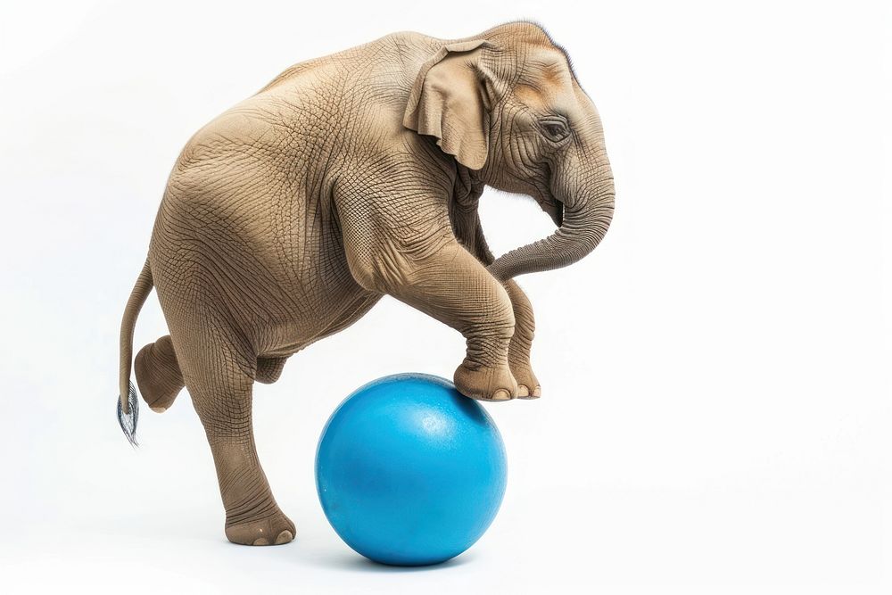 African elephant balancing wildlife mammal | Premium Photo - rawpixel
