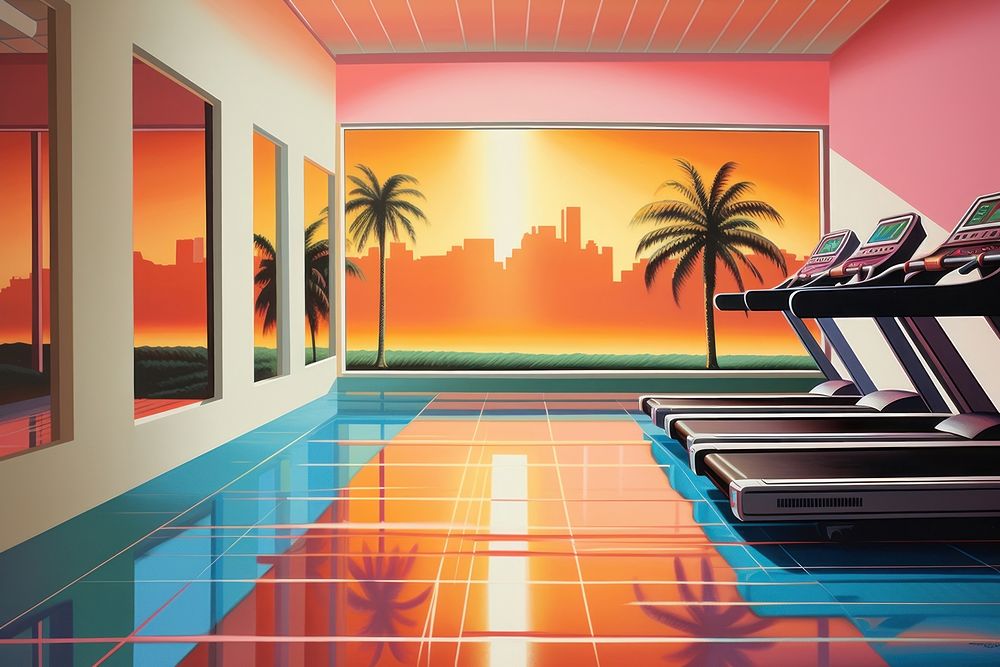 Gym painting sports art. | Premium Photo Illustration - rawpixel