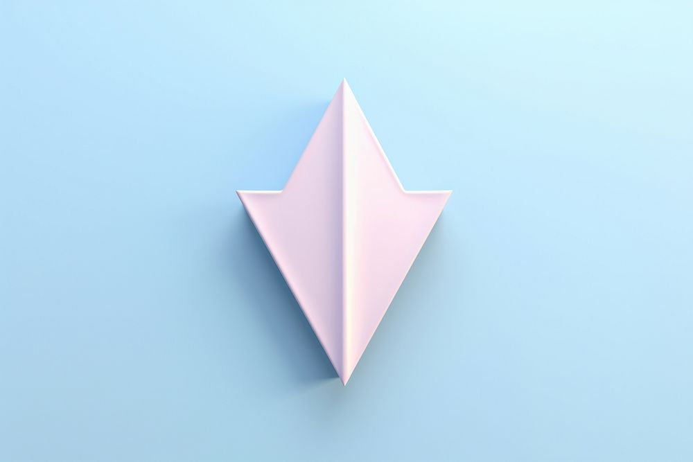 Triangular arrow pointers origami paper | Premium Photo Illustration ...