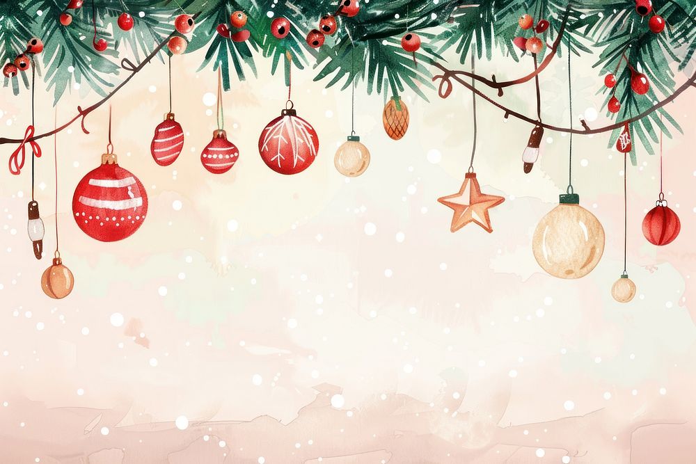 Christmas drawing cute background backgrounds | Free Photo Illustration ...