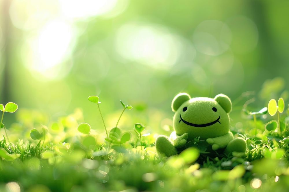 Green cute wallpaper outdoors plant | Premium Photo Illustration - rawpixel