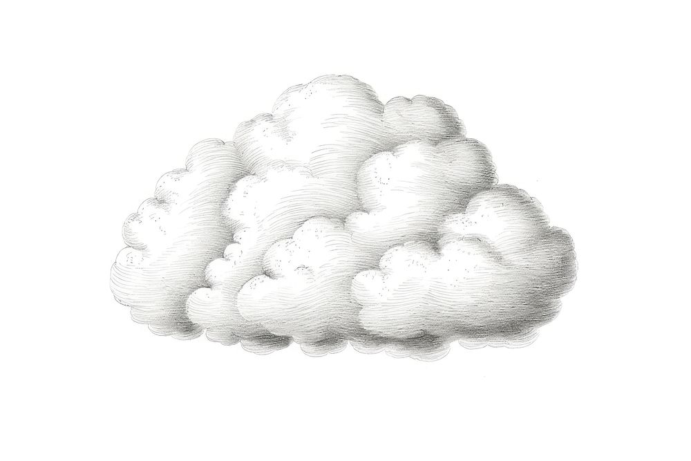 Cloud celestial drawing backgrounds nature. | Premium Photo ...