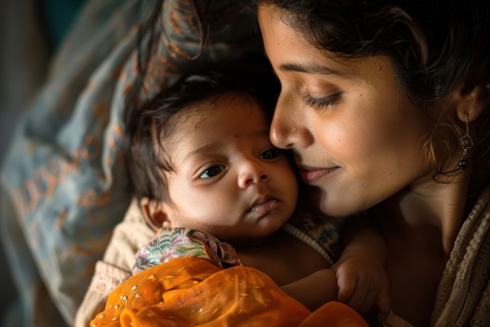 Modern indian american mother portrait | Premium Photo - rawpixel