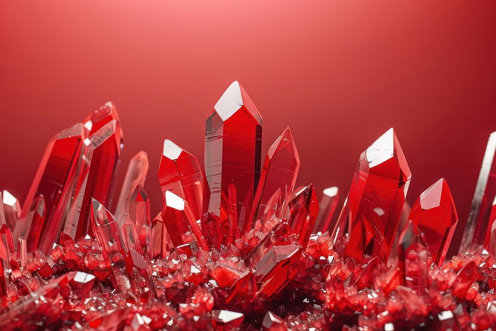 Red crystal background backgrounds nature | Free Photo - rawpixel