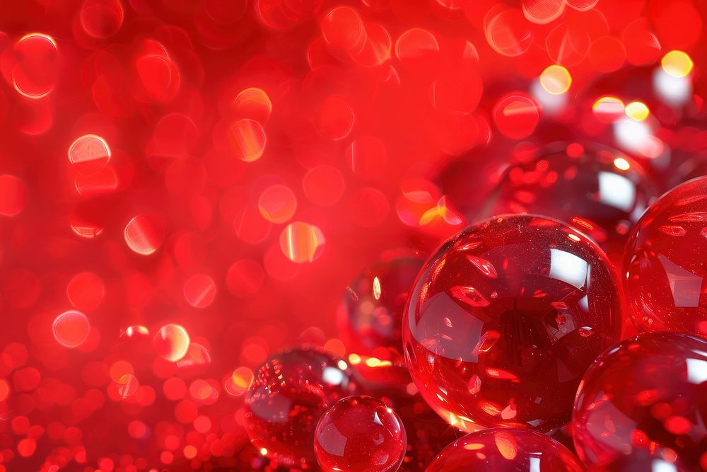Red crystal balls background backgrounds | Premium Photo - rawpixel