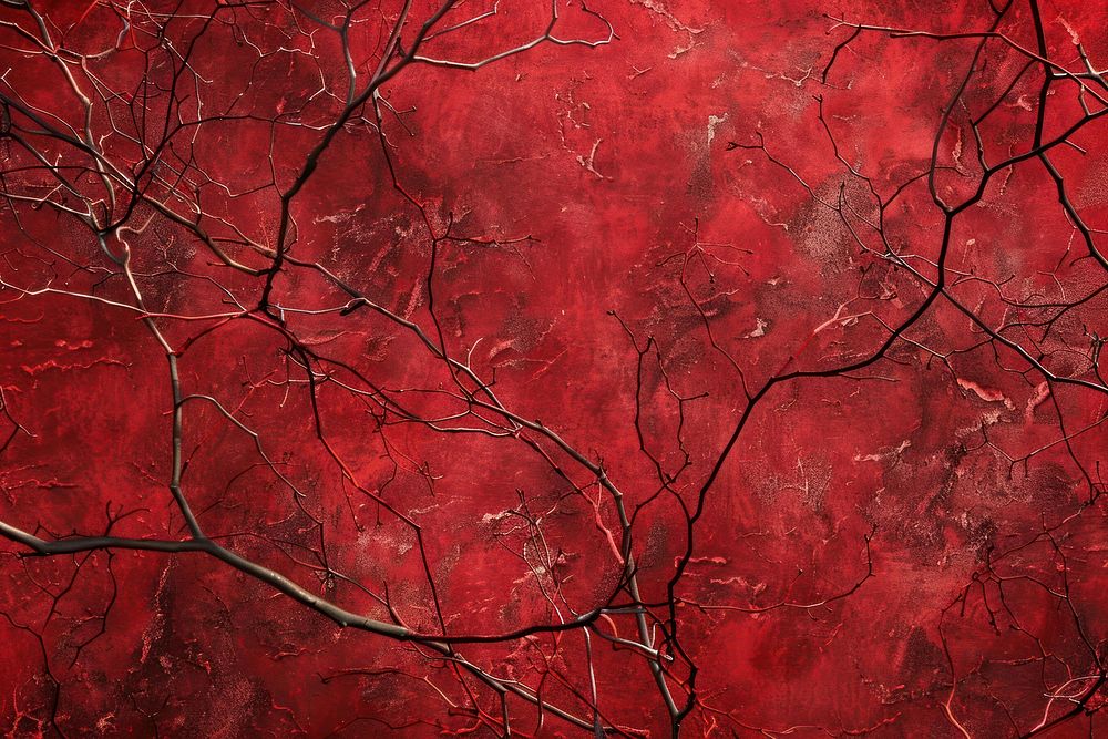 Red branchy texture wallpaper architecture | Premium Photo - rawpixel