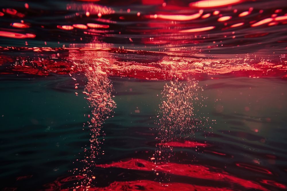 Red underwater reflection nature outdoors | Free Photo - rawpixel