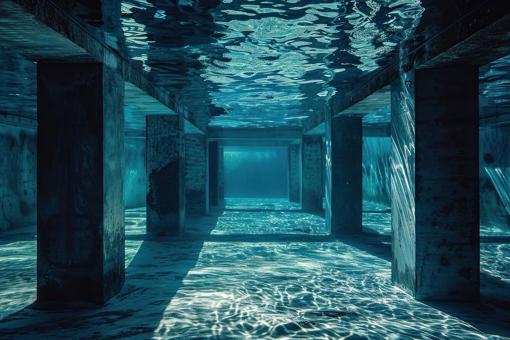 Sea underneath underwater nature architecture. | Premium Photo - rawpixel