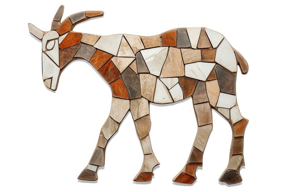 Mosaic tiles goat livestock animal | Premium Photo - rawpixel