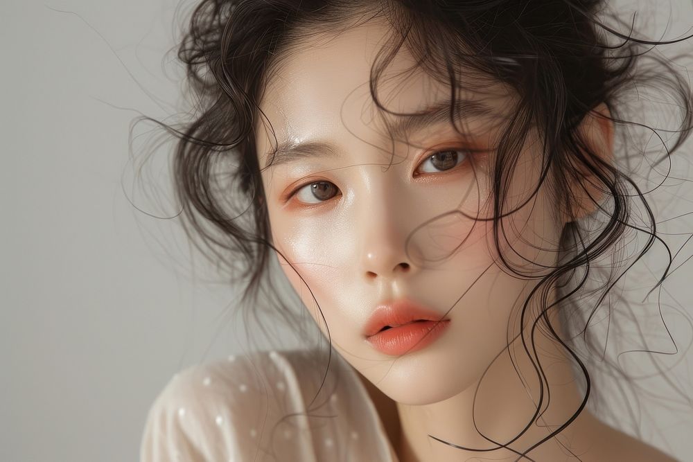 Korean portrait women photo. | Premium Photo - rawpixel