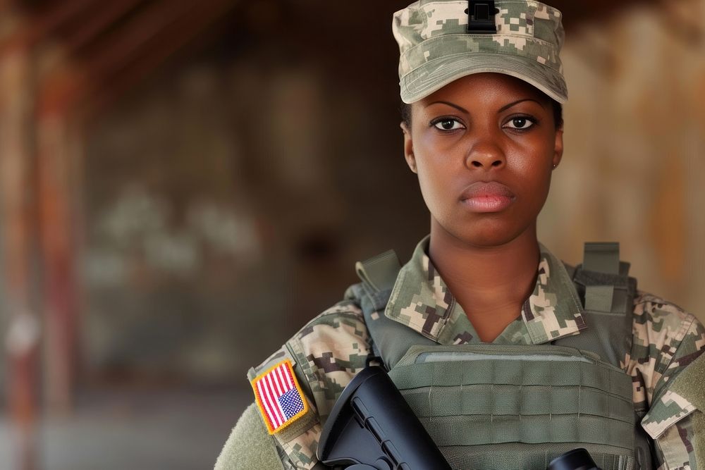 Black female soldier military army | Premium Photo - rawpixel