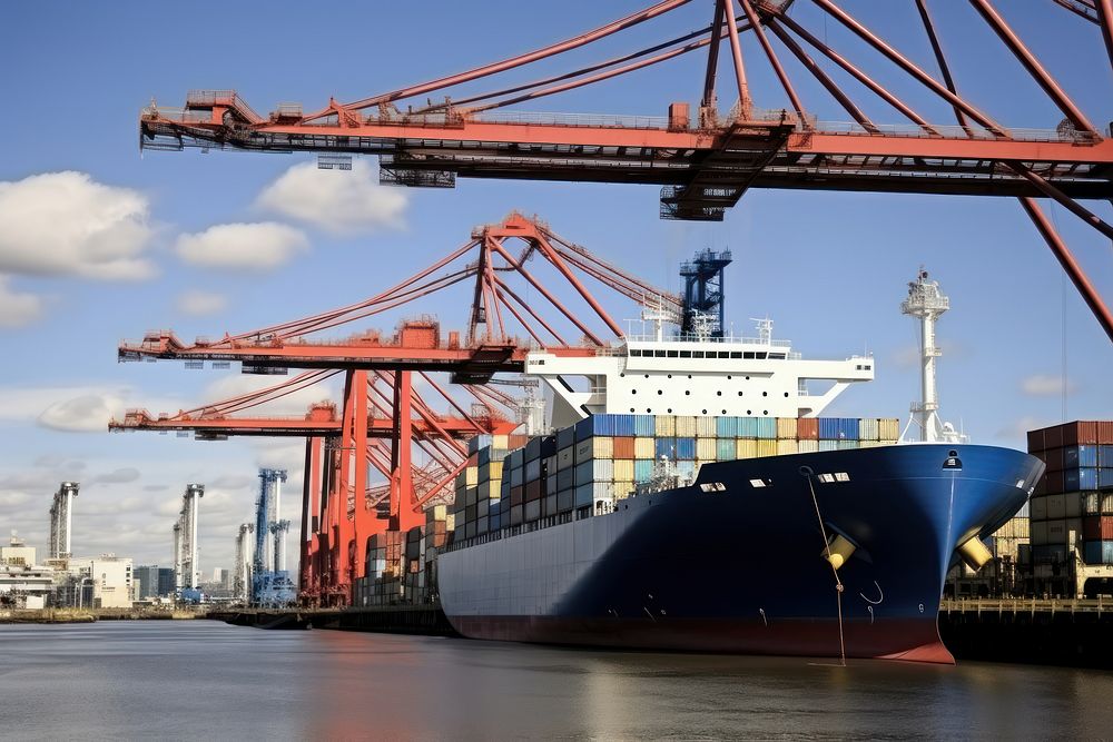 Container ship dock vehicle boat | Premium Photo - rawpixel