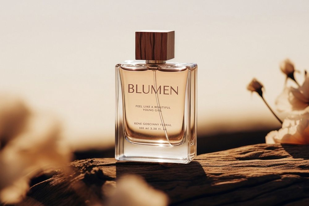 Perfume bottle label mockup psd | Premium PSD Mockup - rawpixel