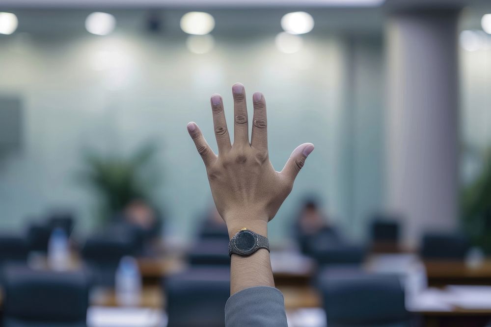 Extreme close business person raising | Free Photo - rawpixel