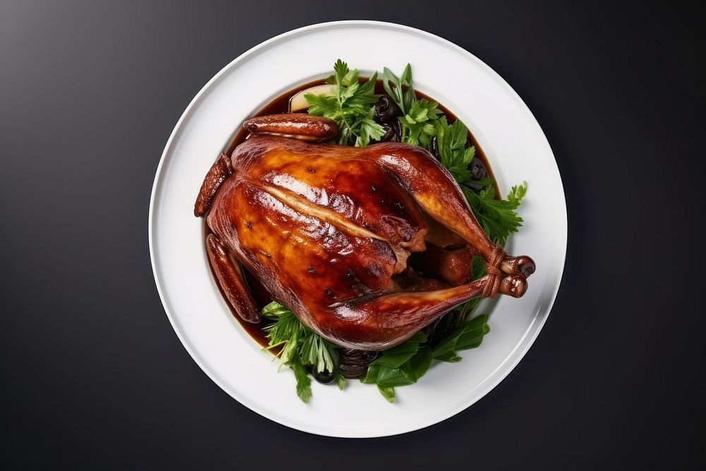 Chinese roast duck plate meat | Premium Photo - rawpixel