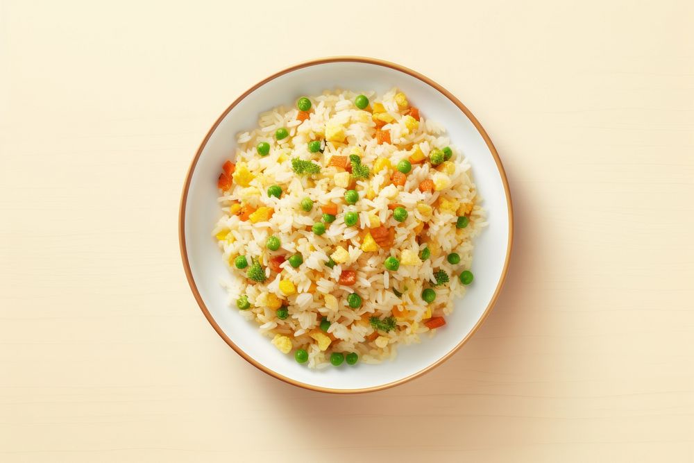 Fried rice plate food vegetable. | Premium Photo - rawpixel