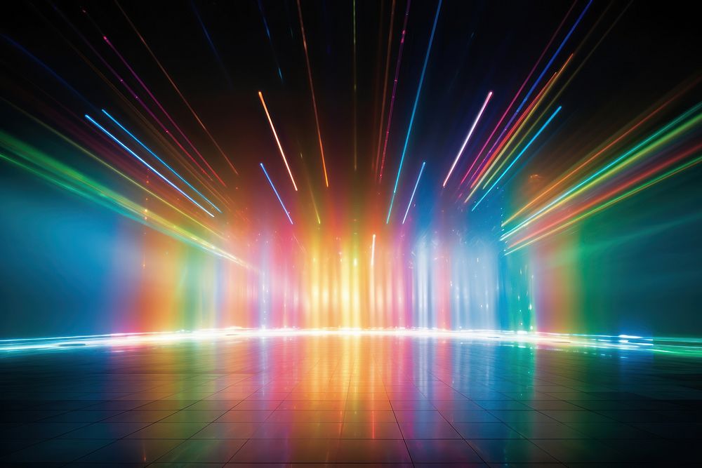 Rainbow reflection light backgrounds bright | Free Photo Illustration ...