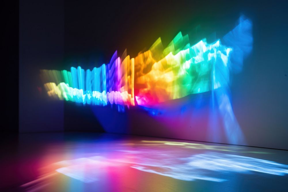 Rainbow reflection light lighting purple | Free Photo Illustration ...