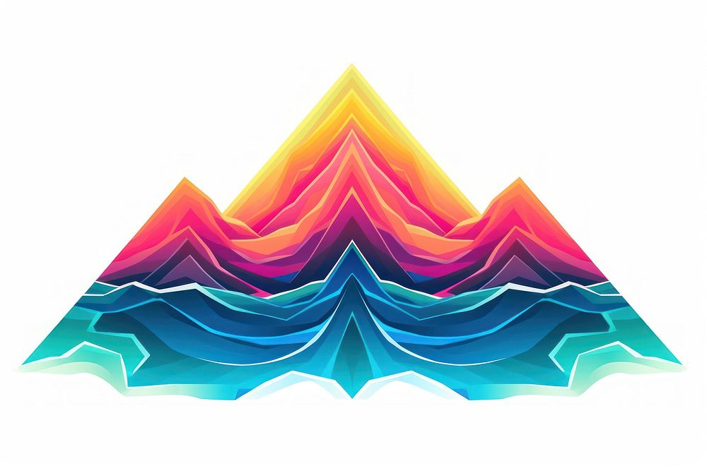 A Mountain art abstract graphics. | Premium Photo Illustration - rawpixel