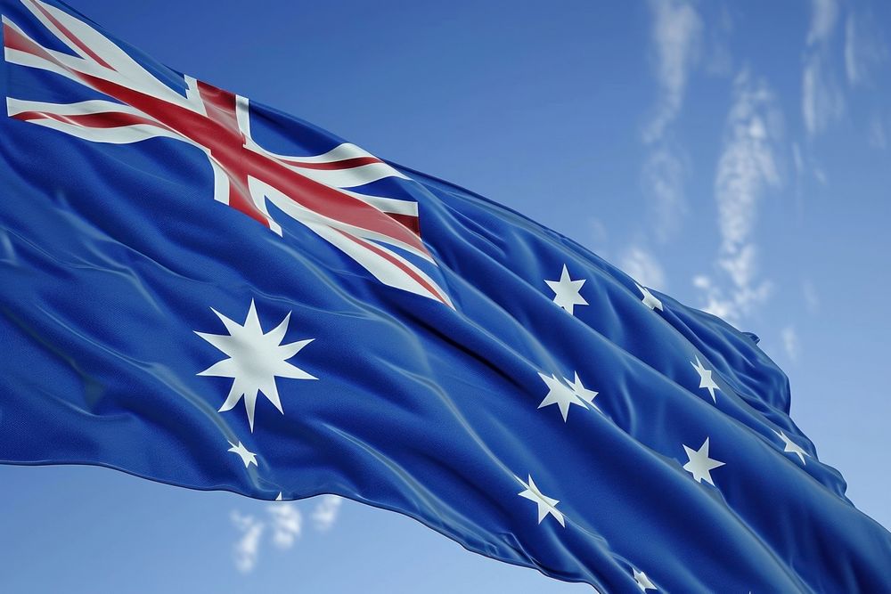 Australian flag independence patriotism symbolism. | Premium Photo ...