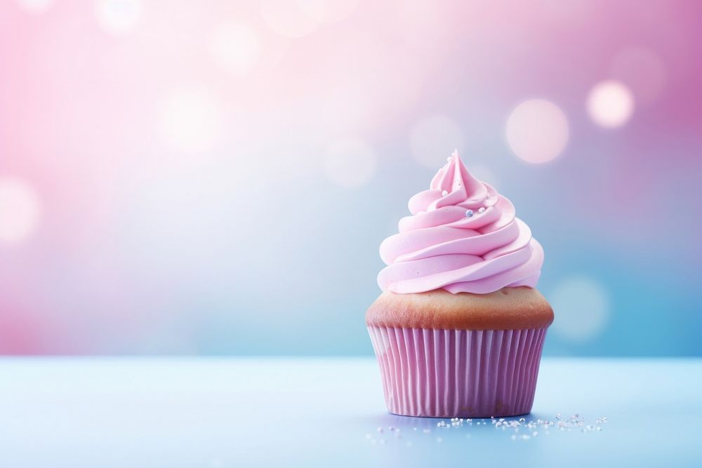 Cupcake gradient background cupcake dessert | Premium Photo ...