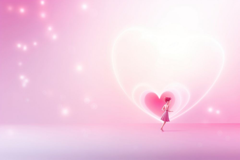 Cupid background backgrounds pink illuminated. | Premium Photo ...