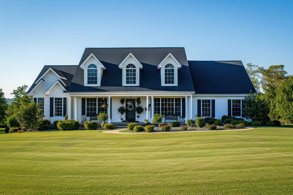 Big American house architecture building | Premium Photo - rawpixel