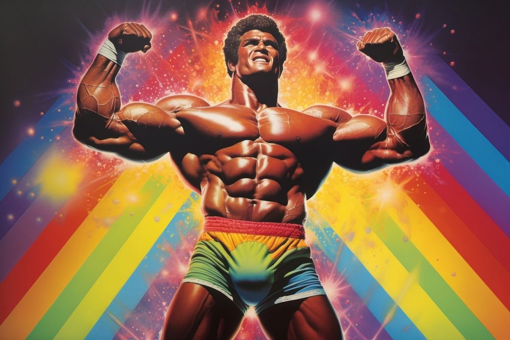 person flexing muscle adult flexing | Free Photo Illustration - rawpixel