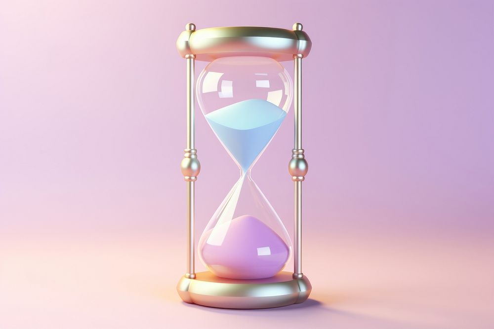 Hourglass deadline research lighting. | Premium Photo Illustration ...