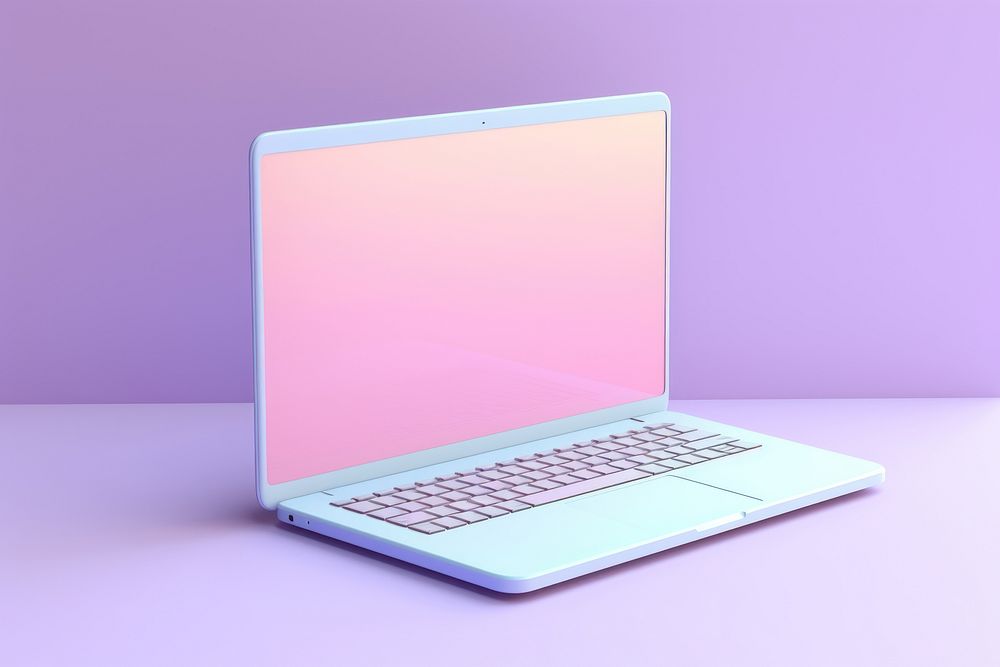 Laptop computer portability electronics. | Premium Photo Illustration ...