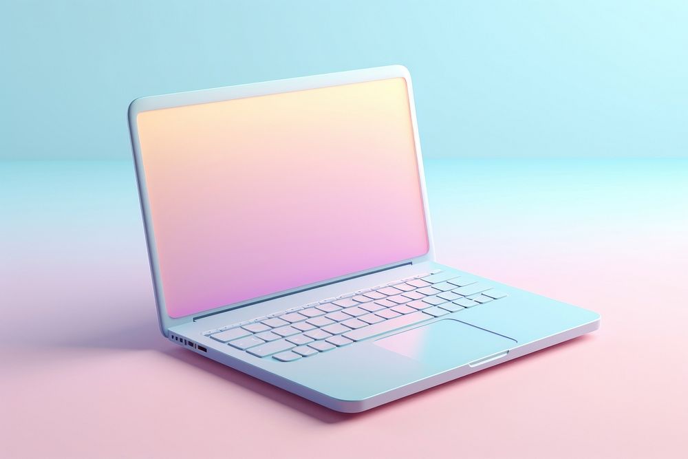 Laptop computer portability electronics. | Premium Photo Illustration ...