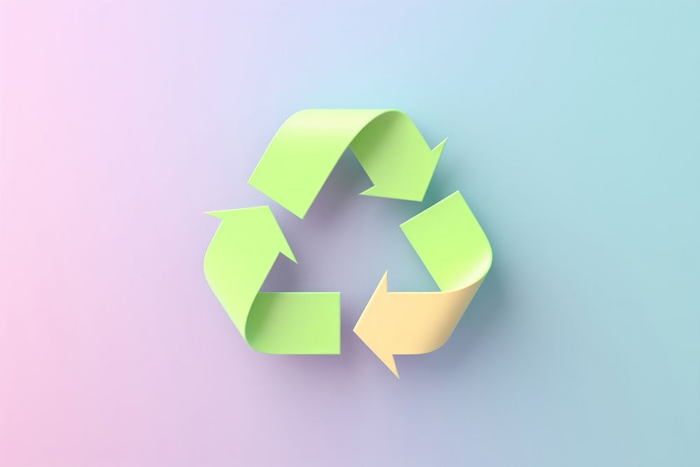 Recycle icon symbol recycling letterbox. | Premium Photo Illustration ...