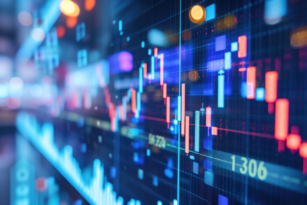 screen graph chart backgrounds technology. | Free Photo - rawpixel