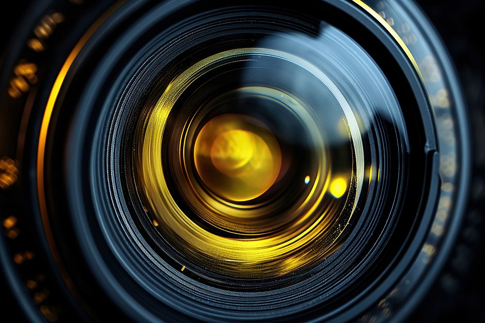 Camera lens photographing electronics technology. | Premium Photo ...