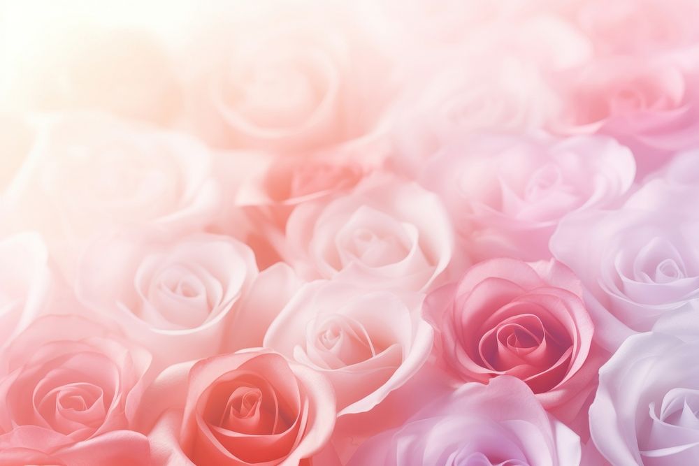 Roses wedding gradient background backgrounds | Free Photo Illustration ...
