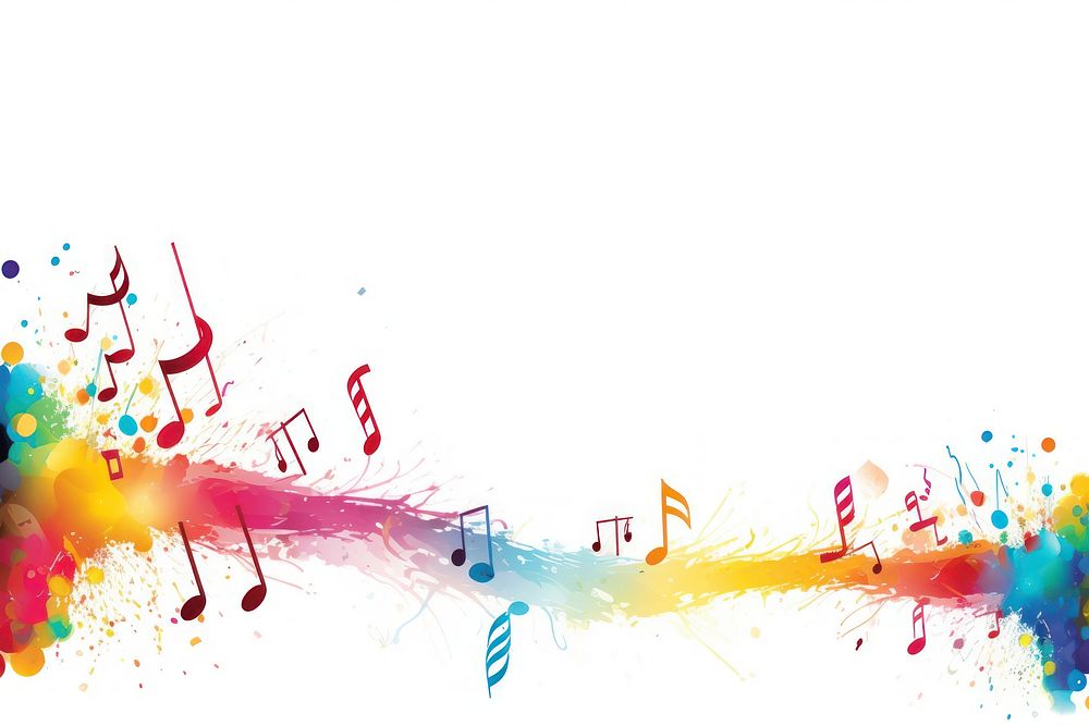 Music line horizontal border backgrounds | Free Photo Illustration ...
