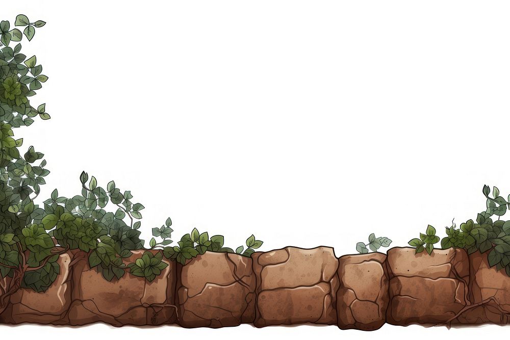 Wall border outdoors plant tree. | Premium Photo Illustration - rawpixel