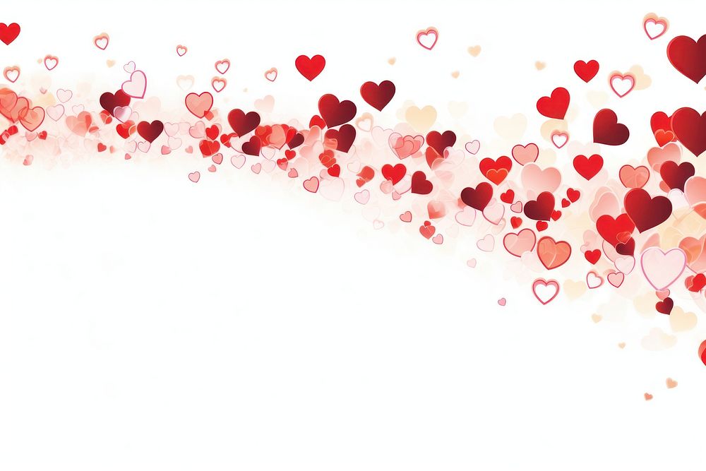 Valentines line horizontal border backgrounds | Free Photo Illustration ...