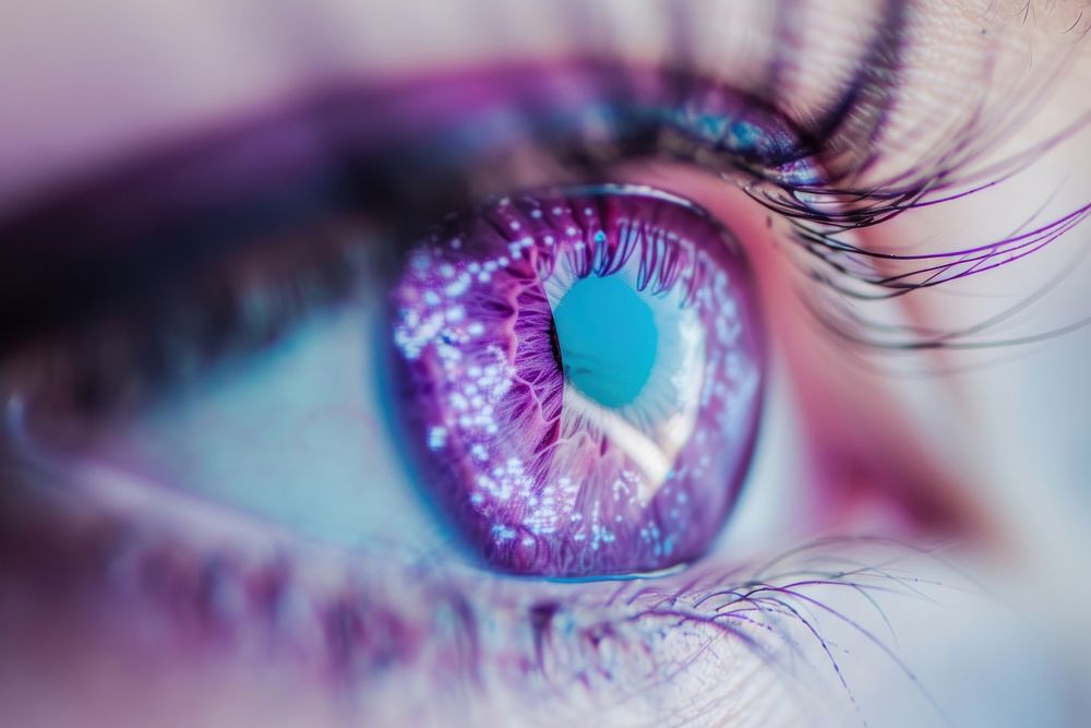 Purple and blue eye word | Free Photo - rawpixel