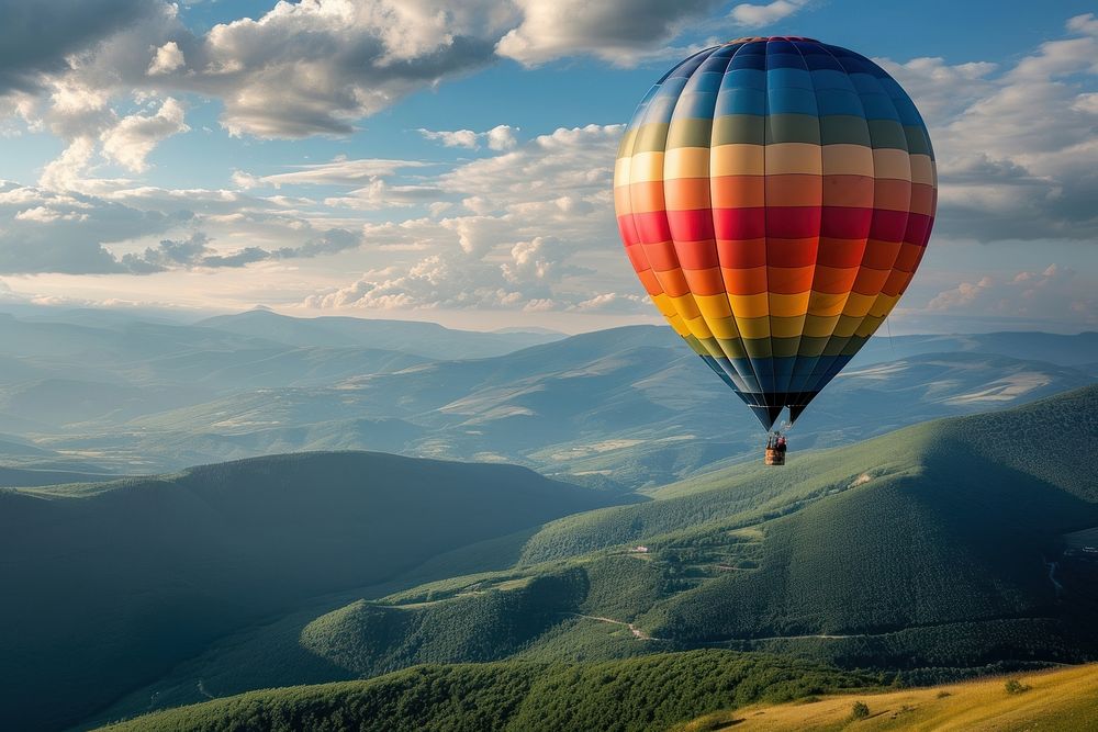 Photography hot air balloon landscape | Free Photo - rawpixel