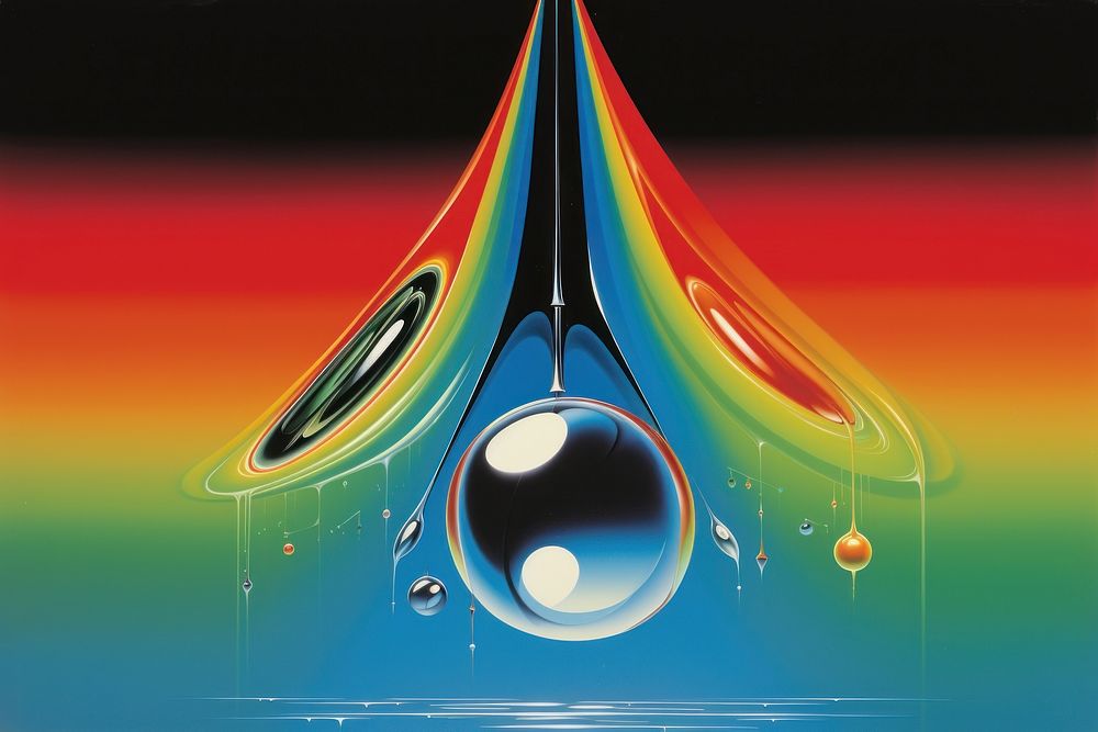 rain drop art backgrounds creativity. | Premium Photo Illustration ...