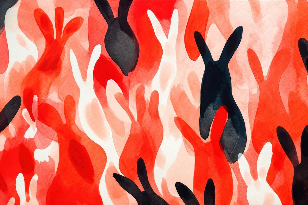 Abstract rabbits shape background backgrounds | Premium Photo ...