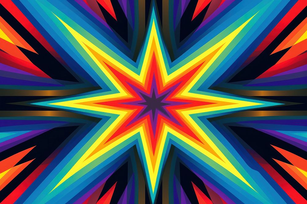 Star abstract graphics pattern. | Premium Photo Illustration - rawpixel