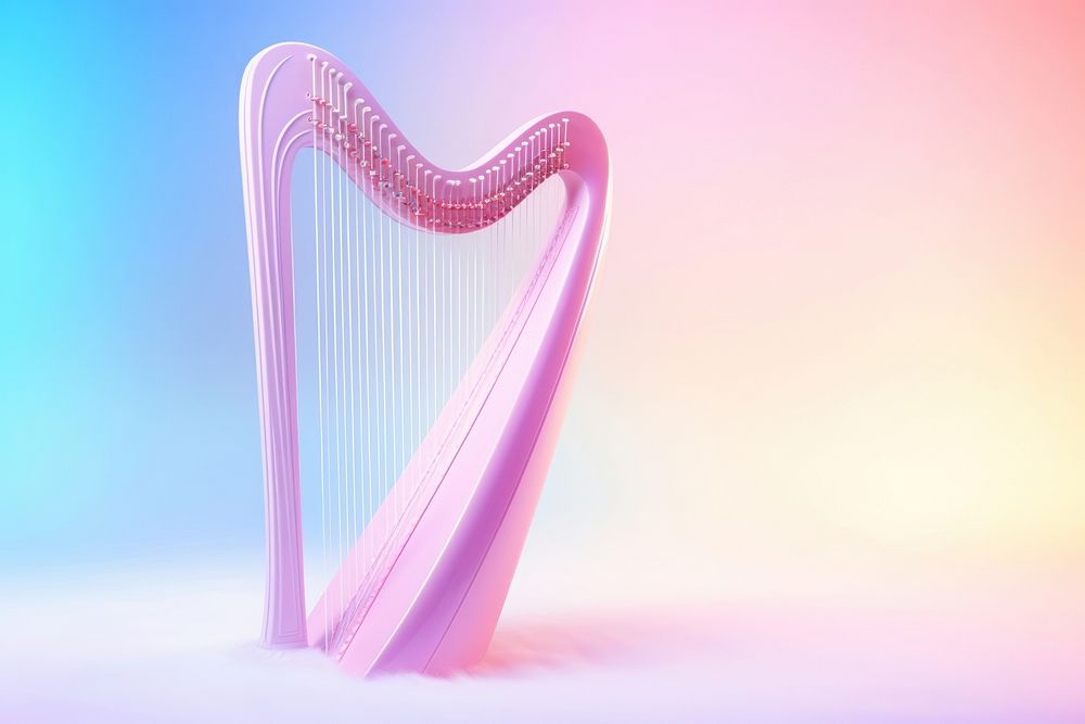 Harp performance clàrsach purple. | Premium Photo Illustration - rawpixel