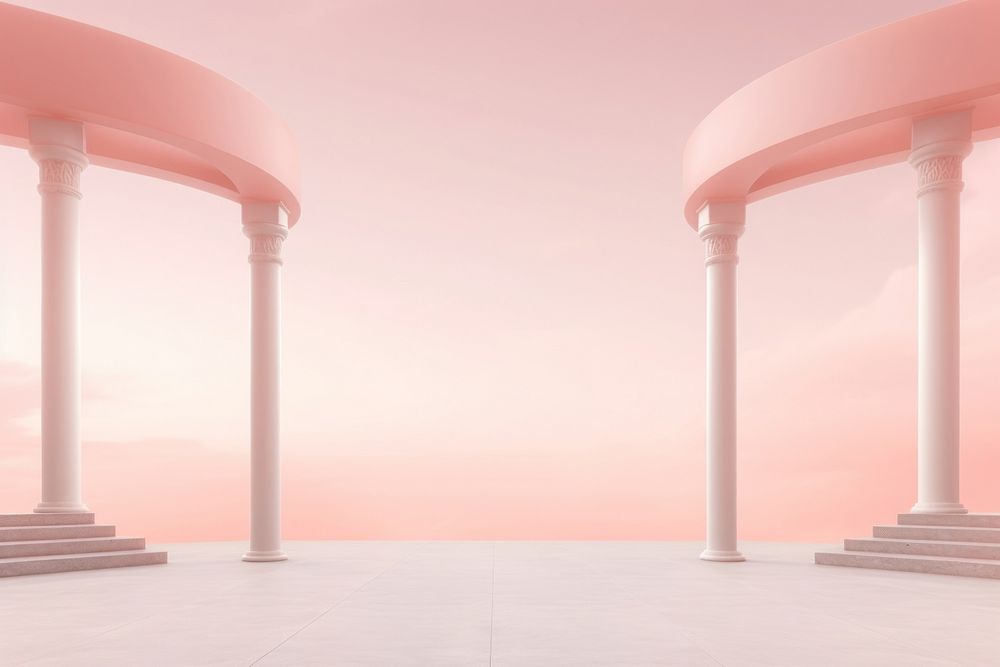 Temple gradient background architecture column | Free Photo ...